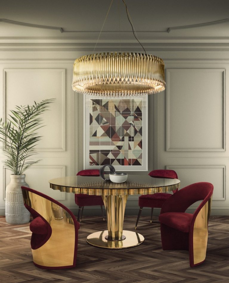 10 Best Golden Interior Design Ideas by Top Furniture Brands