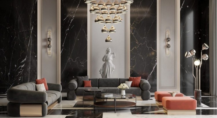 Exuberant And Artsy Living Room By KA Interior Design