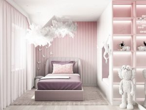 Modern Girls' Bedroom by Interior Designer Julia Vin