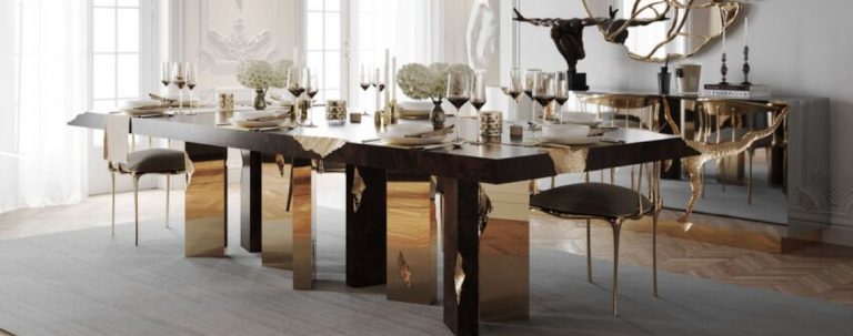 Luxury Dining Table Paying Homage to Modern Classic Design