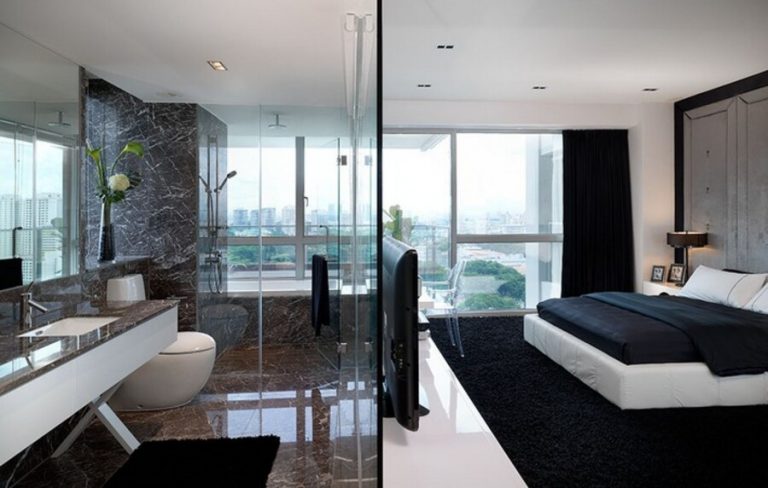 Incredible Open Bathroom Concept for Master Bedroom