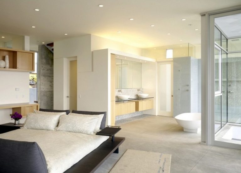 Incredible Open Bathroom Concept for Master Bedroom