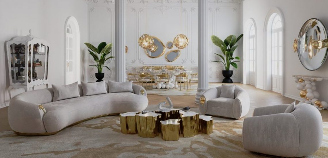 A Harmony Of Elegance: Where Living And Dining Meet In Open Space Sple
